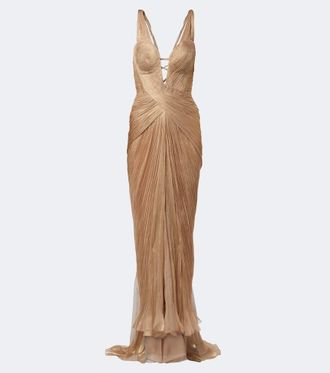 Maria Lucia Hohan Robe longue Corinna en soie