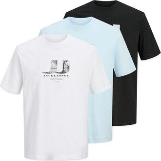 Jack & Jones Jack & Jones T-Shirt-Set Dust 12302150 Bunt Regular Fit