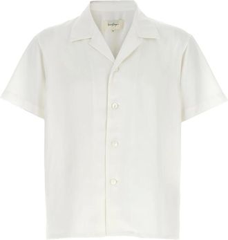 Second/Layer Second/Layer, Homme, Chemises, Blanc, Taille: 2XL Avenue Lyocell Bowling Shirt