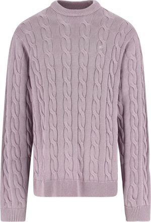 Carhartt Work in Progress pull Carter en maille torsadée - Rose