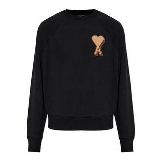 Ami unisex, Sweatshirts et sweats &agrave; capuche, Noir, Taille: 2XL SweaT-shirt avec logo