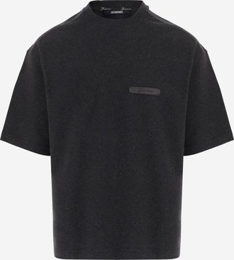 Jacquemus T-shirt en coton avec logo