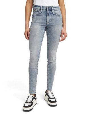 G-Star Damen 3301 Skinny Jeans, Blau (Antique Faded Ripped Icecap D05175-D441-G722), 29W / 34L