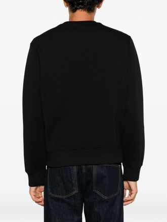 Emporio Armani Logo Cotton Sweatshirt - Black