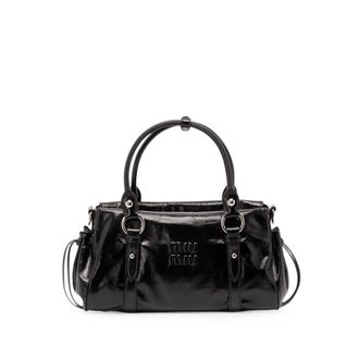 Miu Miu Logo-embossed Tote Bag