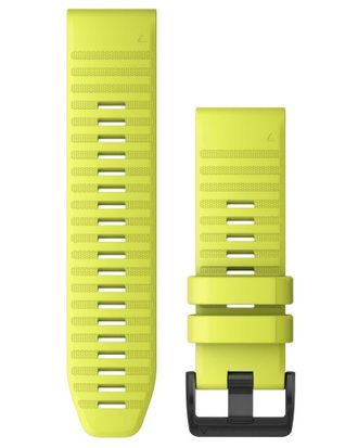 Garmin Ersatzarmband QuickFit(Schnellwechsel-System) Silikonband Amp Yellow 22 mm, 010-12863-04