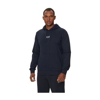 Emporio Armani Emporio Armani Ea7, Homme, Sweatshirts et sweats &agrave; capuche, Bleu, Taille: S SweaT-shirts &agrave; capuche