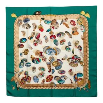 Herm&egrave;s &Eacute;charpe en soie doccasion - Femme - Pre-owned - Multicolore - Taille: ONE Size
