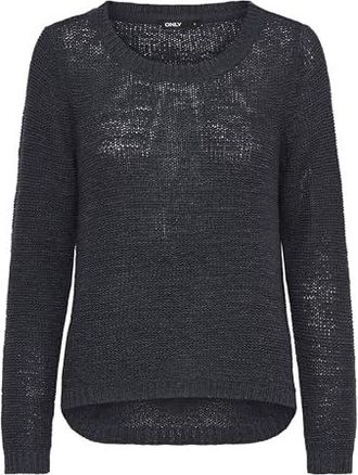 Only Only Femme Onlgeena Xo L/S Pullover Knt Noos Pull, Bleu (Navy Blazer), XL EU