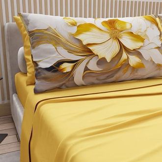 Petti Artigiani Italiani Petti Artigiani Italiani - Bettwäsche aus Baumwolle mit Kissenbezügen mit Digitaldruck, französisches Bett, komplettes Bettlaken für Ober- und Spannbe