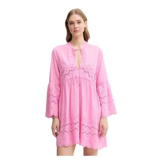 Melissa Odabash Sebenna Sun Dress Brod&eacute; - Femme - Robes - Rose - Taille: 36 FR