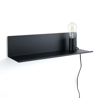 tomasucci Lamp / shelf / bedside table MAGIC SHELF BLACK