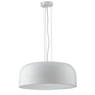 Luce-Ambiente-Design Bistro Suspension in White Acrylic and Metal 120x52 Cm
