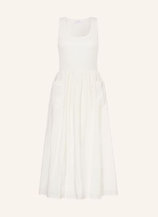 Rich & Royal Kleid Im Materialmix weiss