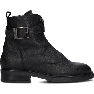 Lina Locchi Schwarze Leder Stiefeletten - - Shoes - Damen - Schwarzk - 37 EU