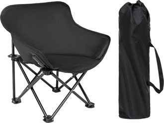 Generic Campinghocker f&uuml;r leichtes Gewicht - tragbarer Klappstuhl f&uuml;r Wohnzimmer, ergonomisch, kompakt, f&uuml;r Angeln, BBQ, Reisen, bequemer und langlebiger Sitz