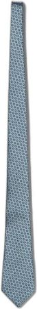 Ermenegildo Zegna Cravate en soie jacquard - Homme - Accessoires - Bleu - Taille: ONE Size