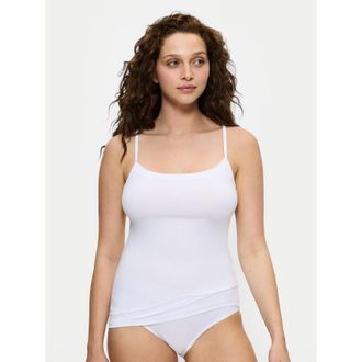 Triumph Top Sense Of Modal 10224795 Wei&szlig; Slim Fit