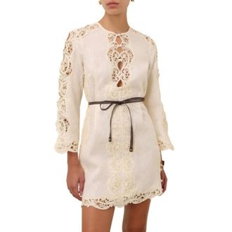 Zimmermann Femme, Robes, Beige, Taille: 40 FR Robe Zimmermann