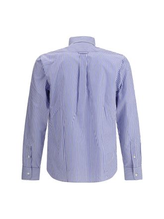 Deperlu Mens Striped Shirt 05 Cotton