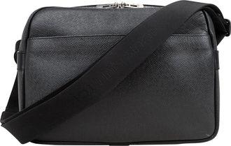 Louis Vuitton Crossbody Bags - Louis Vuitton Taiga Leather Messenger Reporter PM - Gr. unisize - in Schwarz - f&uuml;r Damen