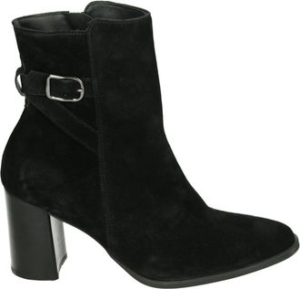 Paul Green Stiefelette 8147-016, Rauleder, Schwarz, Damen EU 7/40,5