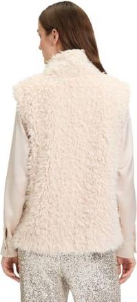 Betty & Co 4453/3226 Gilet, Sable Blanc, 42 Femmes