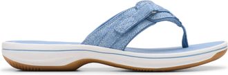 Clarks Unisex Brinkley Sea Sandal, Denim Blue Int, 35.5 EU