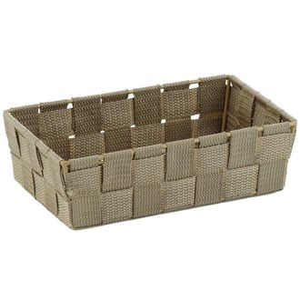 KELA Kela Alvaro Korb, Kunststoff, Taupe, 23 x 15 x 6 cm