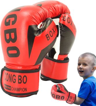 Generic Sparring Boxhandschuhe - 6 Unze Kinder Stanzhandschuhe, Bequeme Boxschutz, 22x13 Cm Trainingsausr&uuml;stung f&uuml;r Jugendliche | Junior Trainingsausr&uuml;stung f