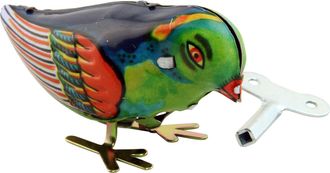 Freak Scene Blechtier - Blechspielzeug - Tiere aus Blech - Vogel pickend