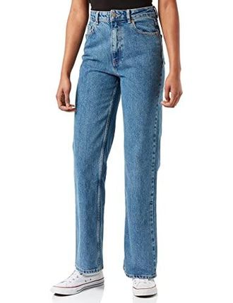 Only Only Femme Onlcamille Life Ex Hw Wide Dnm Noos Jeans, Denim Bleu M&eacute;dium, 26W / 30L EU