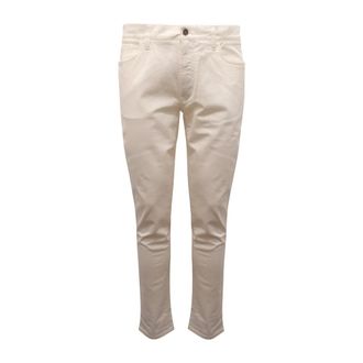 Dolce & Gabbana Italienische Denim-Hose - - Trousers - Herren - Wei&szlig; - S