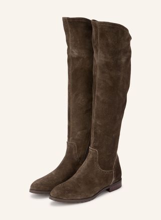 Dirndl & Bua Overknee-Stiefel braun