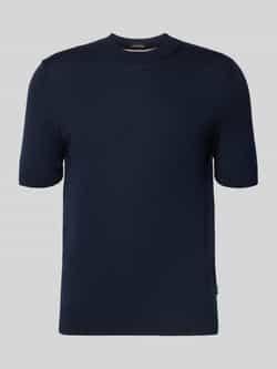 HUGO BOSS Regular Fit Strick-Shirt aus reiner Schurwolle Modell H-UMAURO