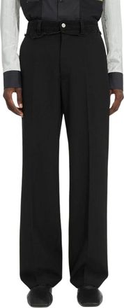 Maison Margiela Homme, Pantalons, Noir, Taille: M Pantalon E26