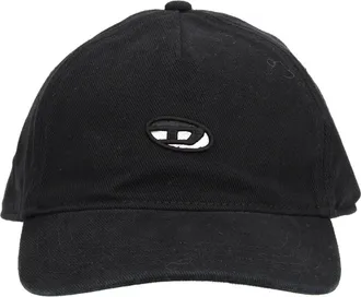 Diesel A19422_0BLAA9XX Logo-Embroidered Baseball Cap - Black