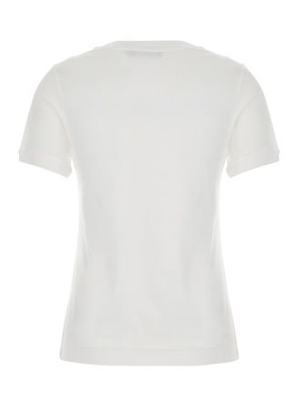 Dolce & Gabbana Logo-Patch Cotton T-Shirt - White