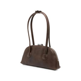 Margesherwood Grained Calf Leather Shoulder Bag - Brown