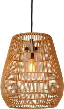 Lucide NERIDA - Pendelleuchten Innen/Au&szlig;en - &Oslash; 35 cm - 1xE27 - IP44 - Nat&uuml;rlich