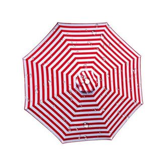 Generic Auvent de rechange pour parapluie dextérieur - Auvent de rechange - Coupe-vent de rechange pour jeunes, adolescents, hommes et femmes, rouge/blanc, 3m