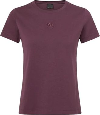 Pinko Pinko - T-shirt Bussolotto - Femme - Tops - Violet - Taille: 44 FR