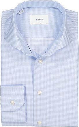 Eton Herren Hemd blau