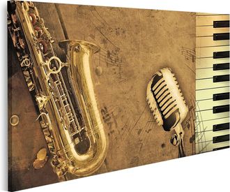 Islandburner Bild auf Leinwand Dirty Music Background Mit Klavier Und Sepia Bilder Wandbilder Poster