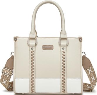 Miss Lulu Damen Handtaschen Mittelgroß mit breitem Schulterriemen Top Handle Taschen Crossbody Bag für Arbeit Reisen