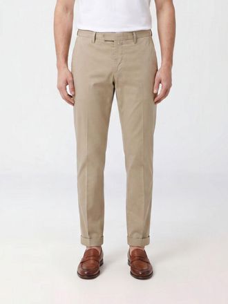 BRIGLIA 1949 Pantalon de tailleur slim en m&eacute;lange de coton et de lin
