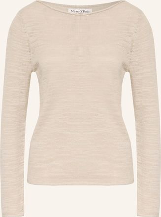 Marc O'Polo Marc Opolo Pullover Mit Leinen beige