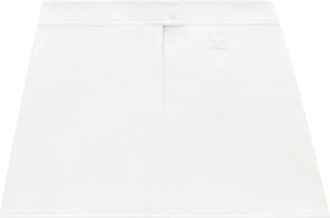 Courr&egrave;ges Femme, Jupes, Blanc, Taille: 40 FR Reedition Vinyl Mini Skirt