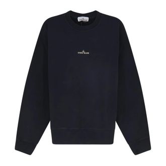 Stone Island Homme, Sweatshirts et sweats &agrave; capuche, Noir, Taille: XL SweaT-shirt col rond