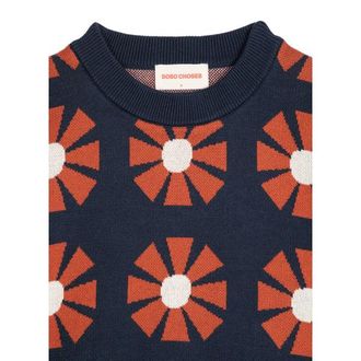 Bobo Choses Pull ample imprim&eacute; en coton